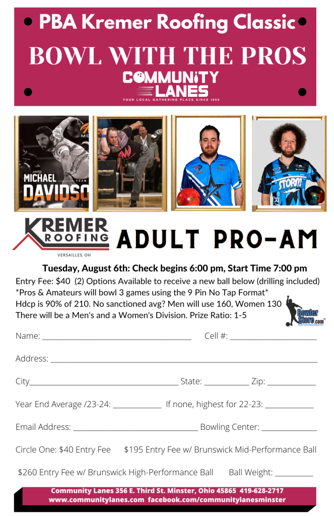 PBA Tournament – Community Lanes Bowling Center